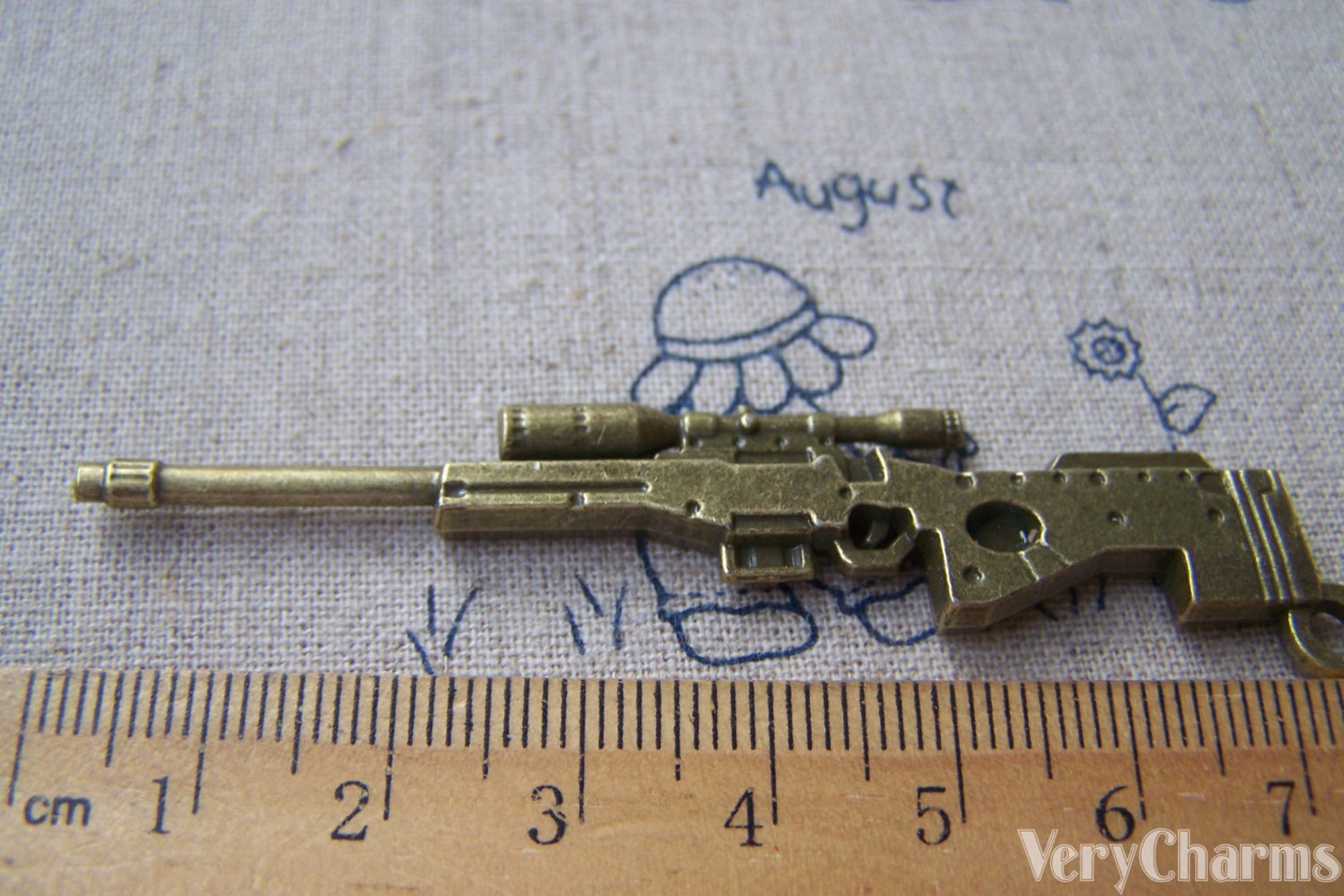 4 Pcs Antique Bronze Sniper Rifle Gun Pendants Charms 18x76mm - Etsy