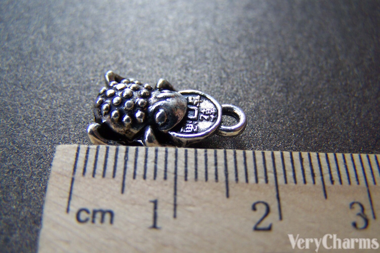 Antique Silver Lucky Money Toad Frog Charms 11x17mm Set of 10 - Etsy