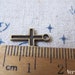50 Pcs of Antique Bronze Lovely Cross Charms 7x11mm A4163 - Etsy