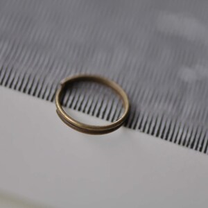 Iron Split Rings Antique Bronze Finish 11mm 22 Gauge Set of 180 Pcs ...
