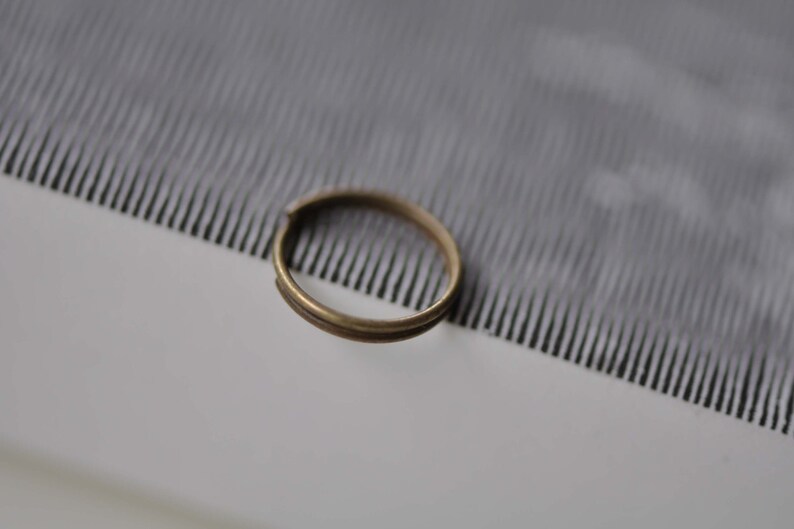 Iron Split Rings Antique Bronze Finish 11mm 22 Gauge Set of - Etsy