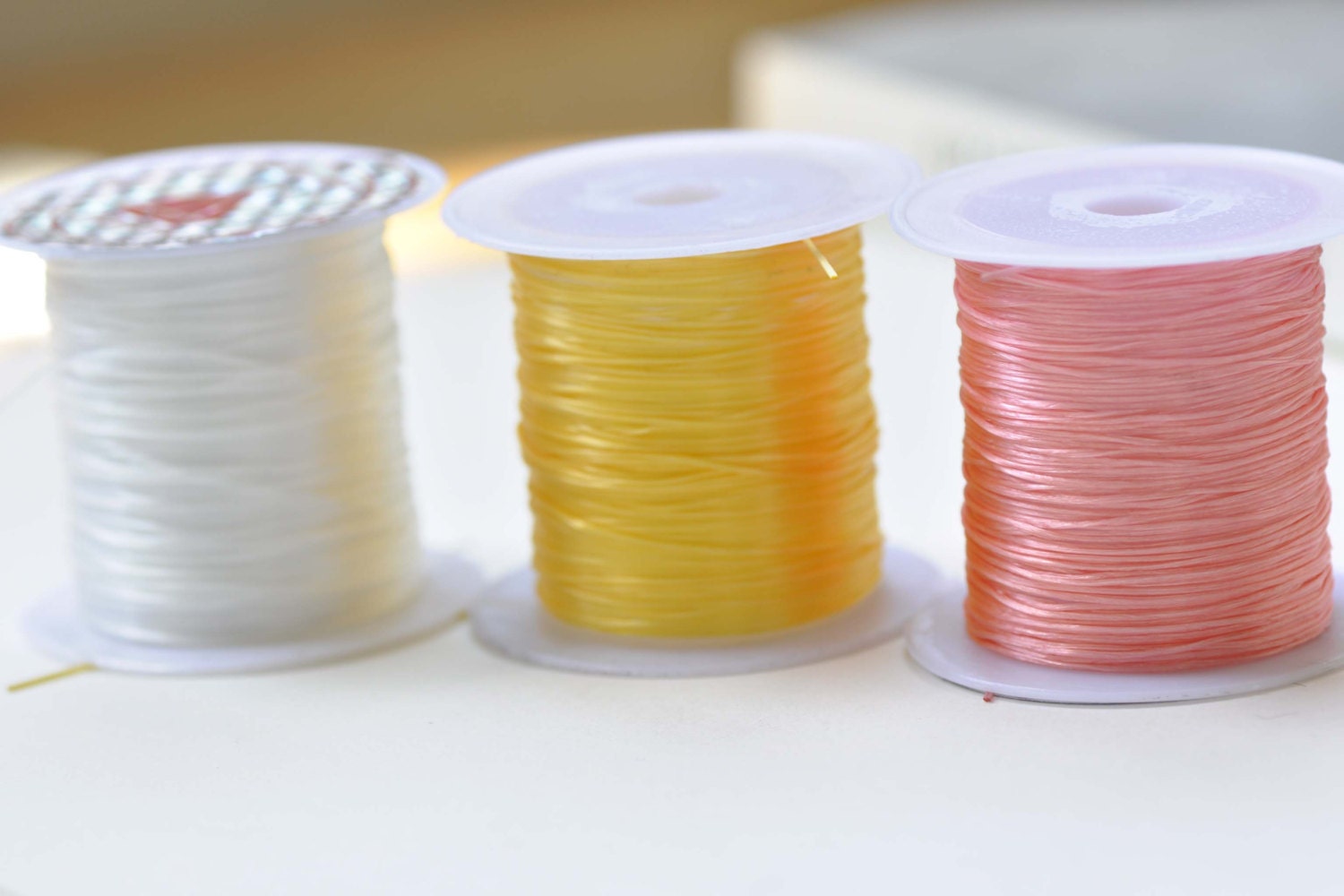 One Spool Strong Stretchy Elastic Cord Beading Thread String - Etsy