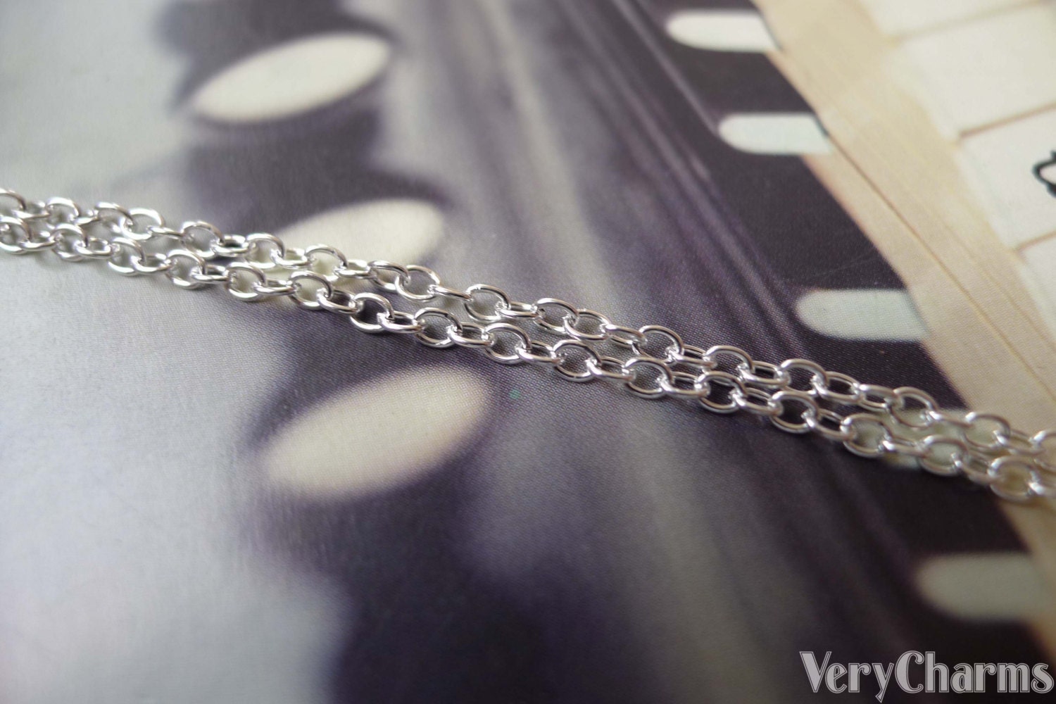 16ft (5m) of Silver Tone Steel Oval Cable Chain Link 1.6mm A7226 - Etsy