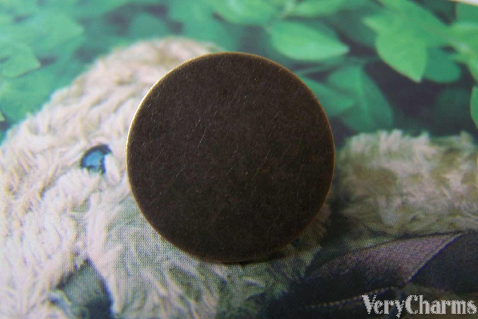 Brooch Pin Blanks Antiqued Bronze Round Settings 16mm Pad Set | Etsy