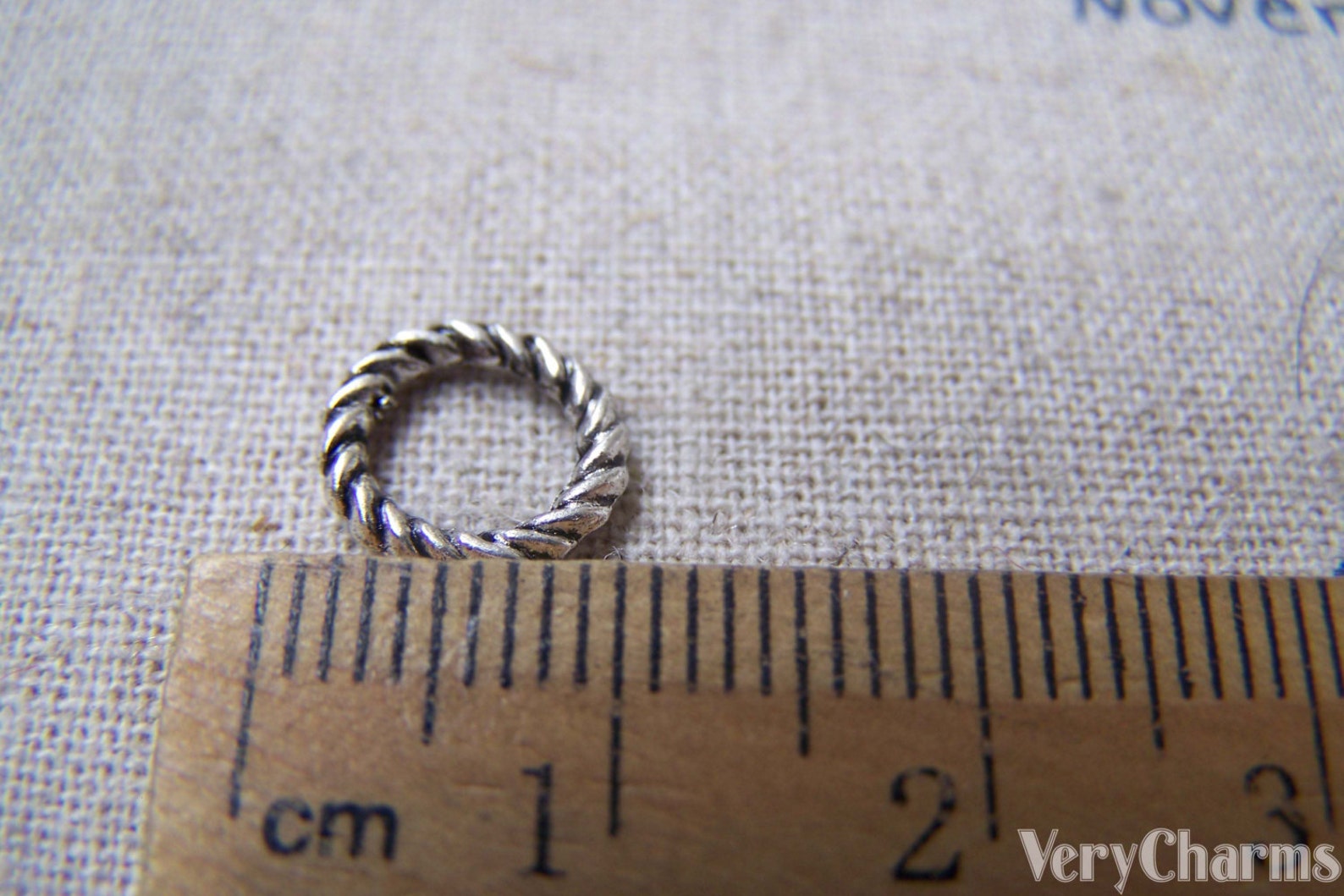 Antique Silver Twisted Coiled Round Circle Ring 10mm Set of 20 - Etsy