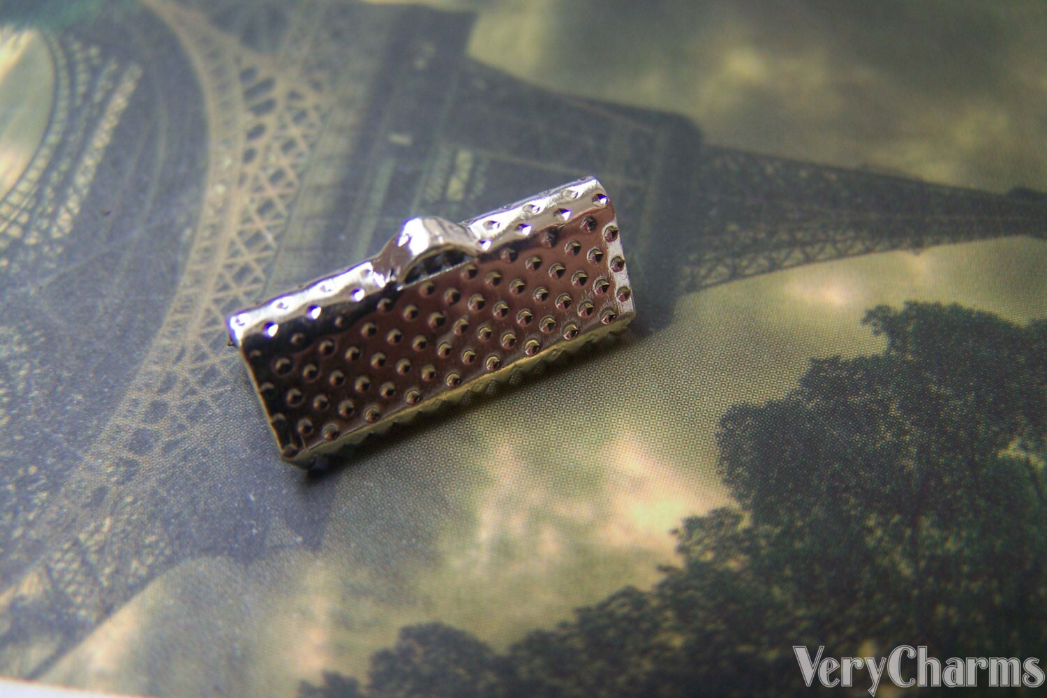 Silver Ribbon Ends Clamps Fasteners Clasps 16mm Set of 50 Pcs - Etsy