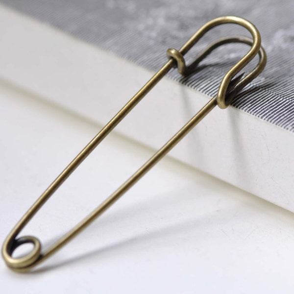 Antique Safety Pin - Etsy