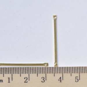 Raw Brass Connecting Rod Bar Link Jewelry Connector 30mm 16 Gauge Set ...