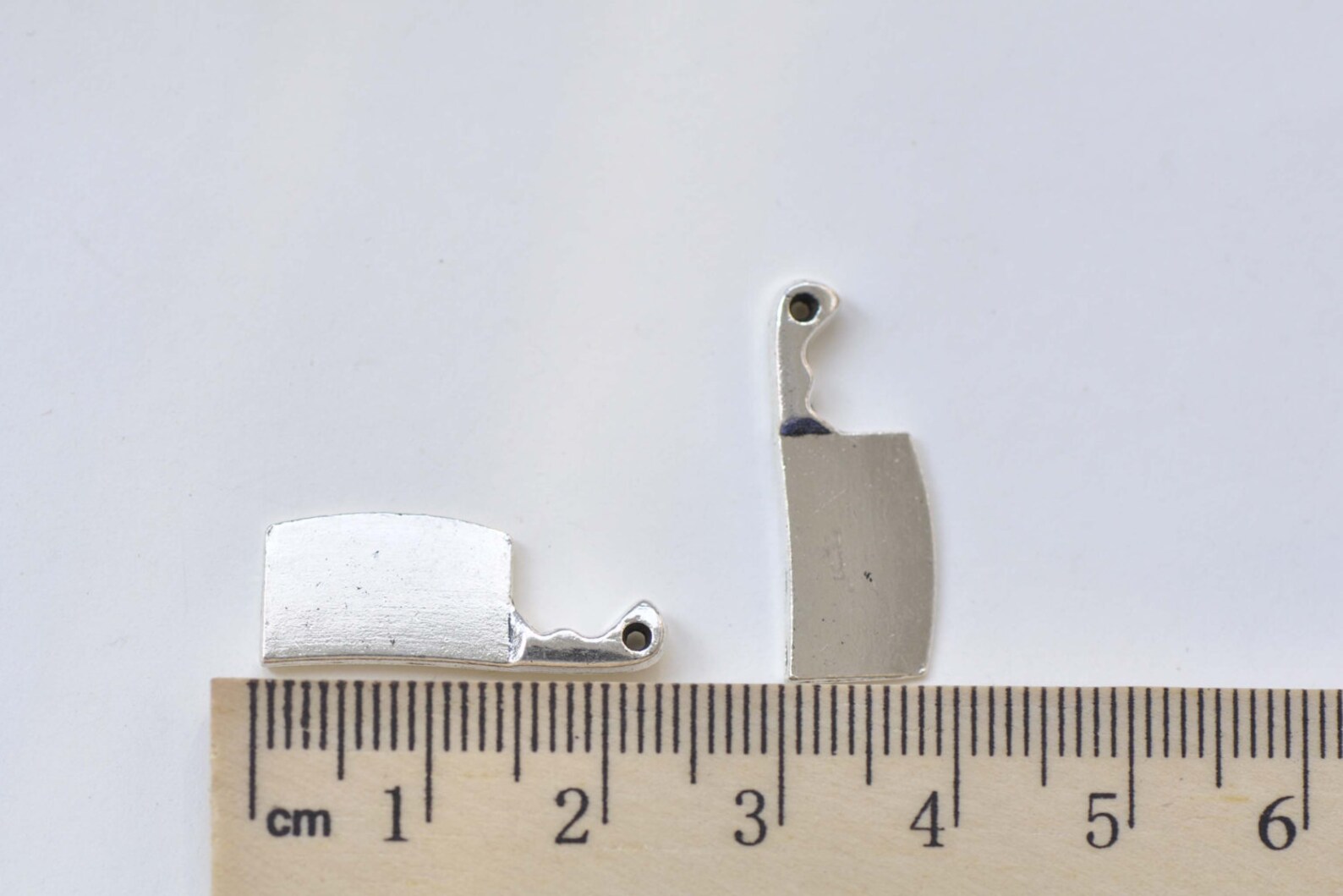 Butcher Knife Charms Antique Silver Pendant 9x23mm Set of 20 - Etsy