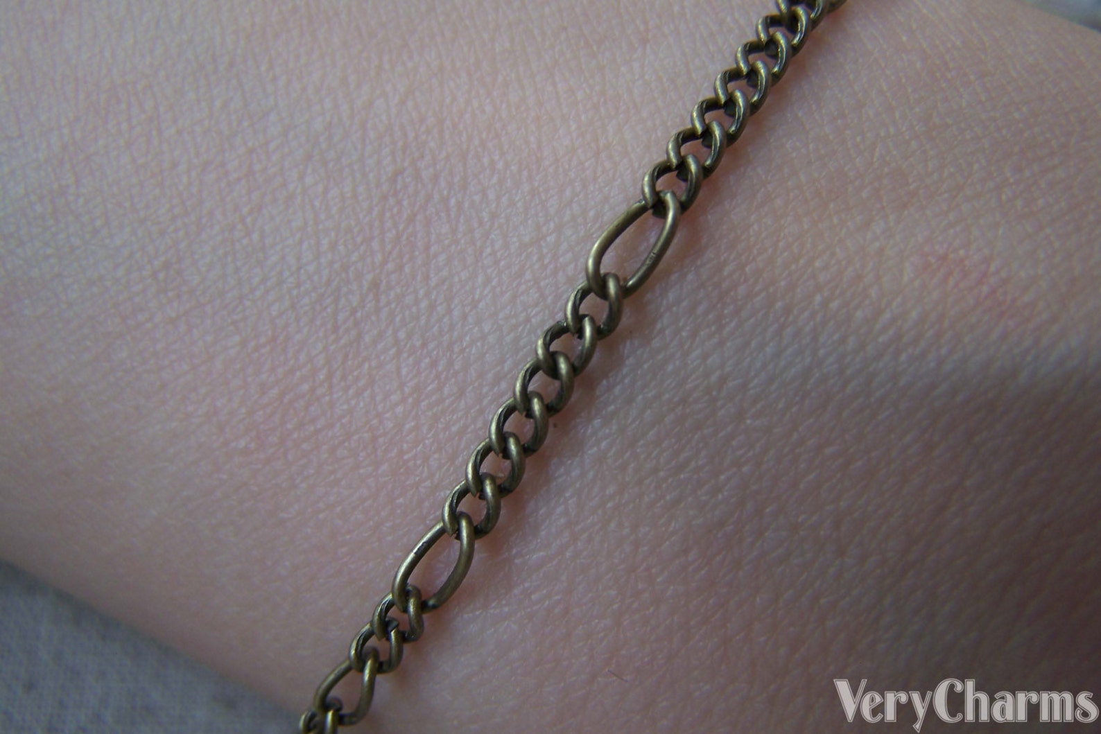 16ft 5m of Antique Bronze Steel Figaro Chain Link 2.5mm - Etsy