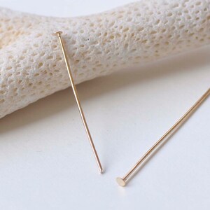 300 Pcs Light Gold Tone Iron Headpins 35mm (1.4 Inches) A4581 - Etsy