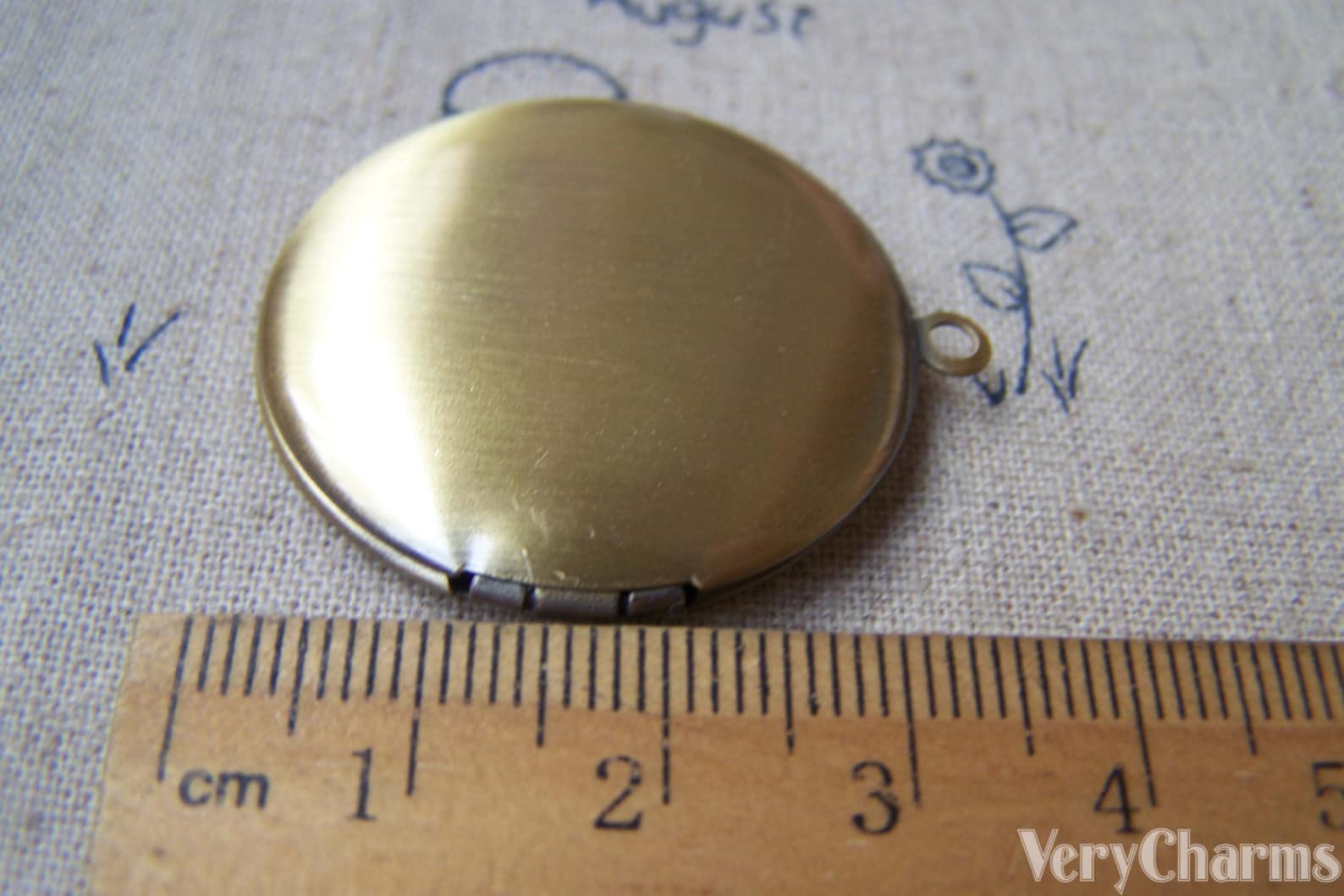 Blank Locket Antique Bronze Round Photo Lockets 32mm Set of 4 - Etsy
