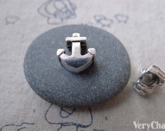 50pcs Anchor Beads Spacers Charms Nautical Sailing Beads - Etsy