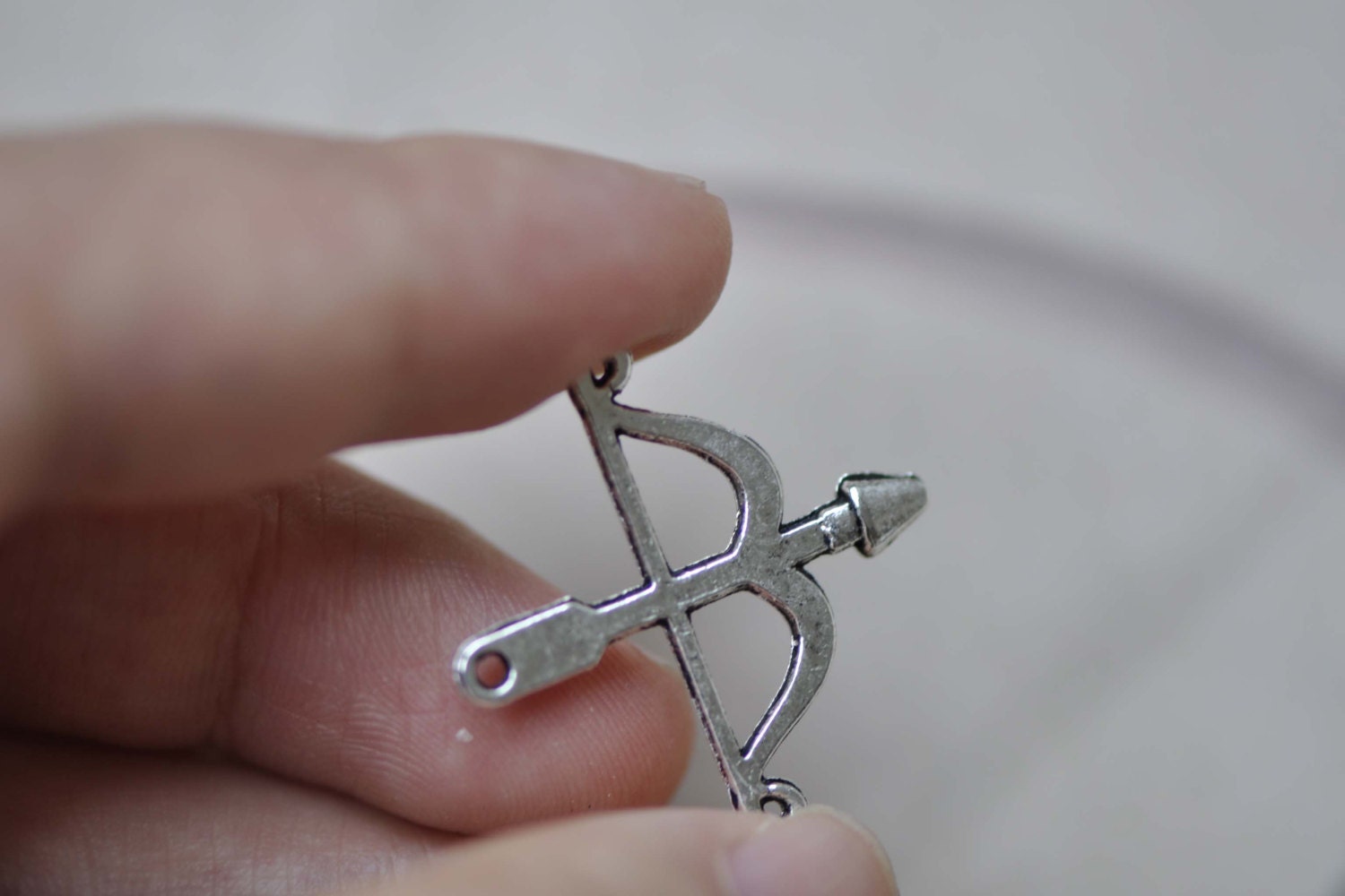 Bow and Arrow Connectors Antique Silver Archery Charms 25x25mm | Etsy