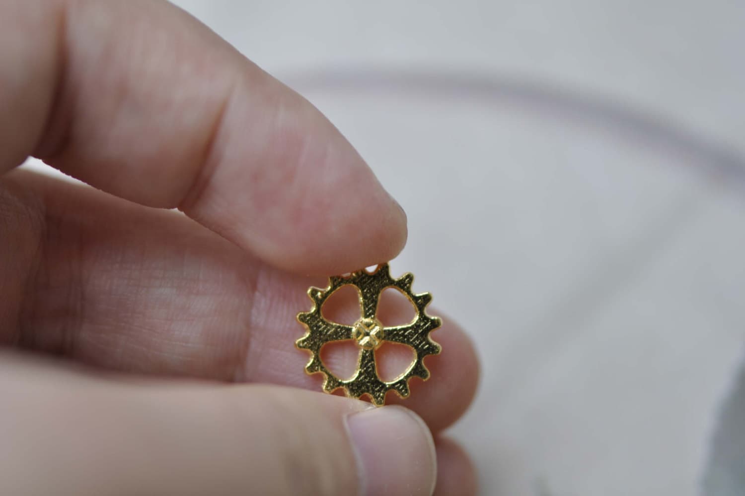 Gold Gears Charms Small Mechanical Watch Movement 14mm Set of - Etsy