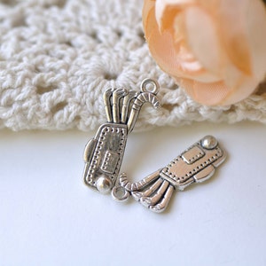 Antique Silver Golf Bag Charms 12x22mm Set of 20 A8260 - Etsy