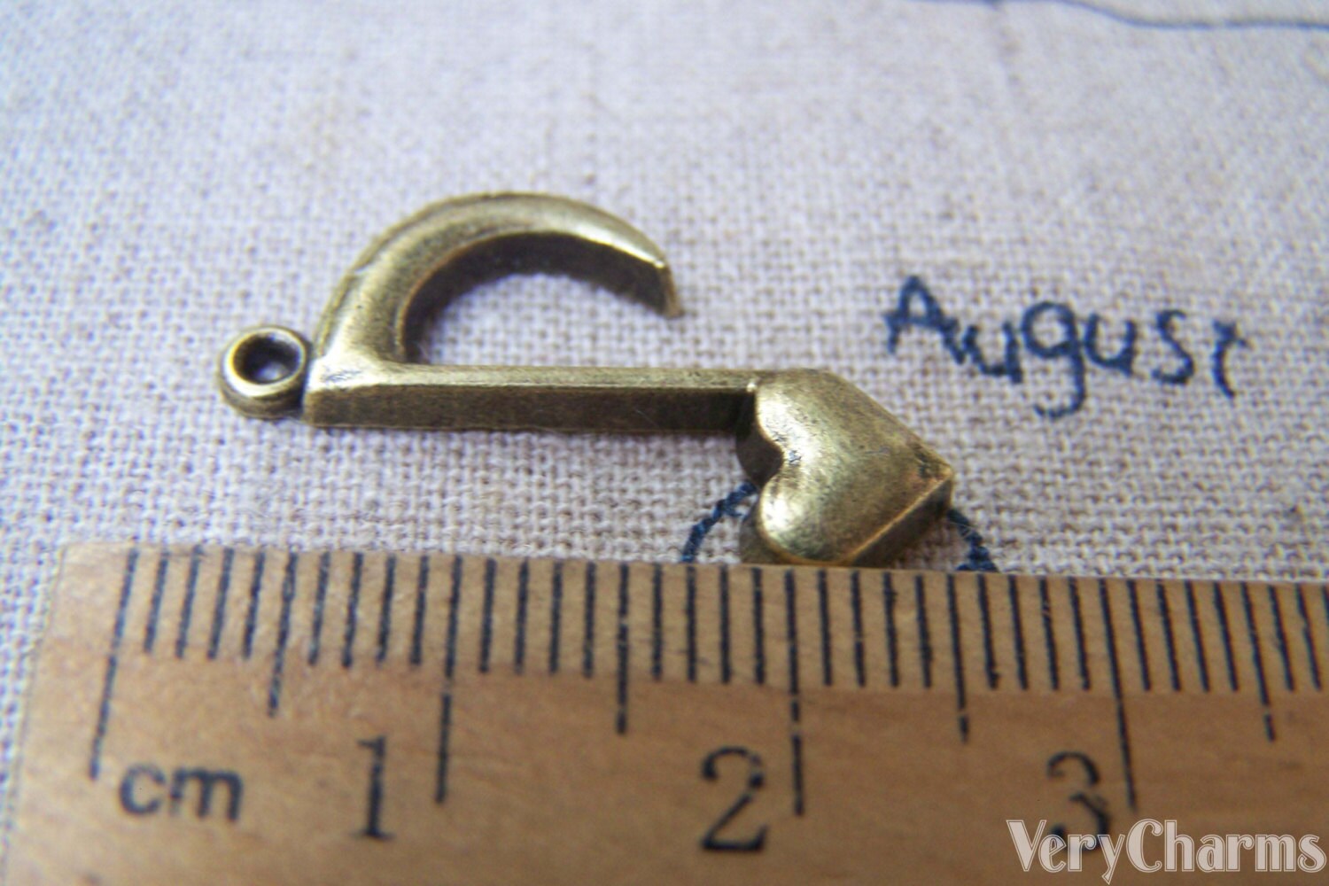 Heart Music Note Antique Bronze Charms 16x25mm Set of 10 pcs | Etsy