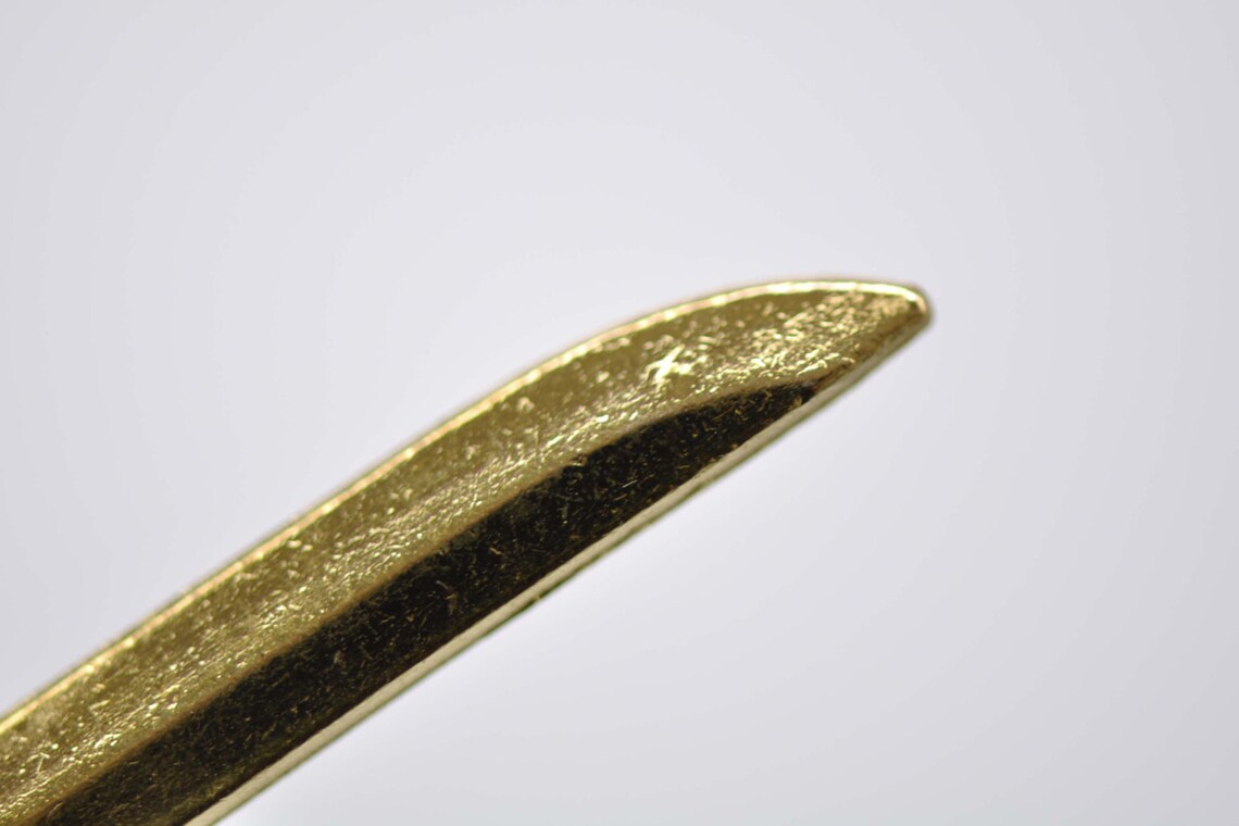 Gold Japanese Blade Katana Sword Charms 10x108mm Set of 5 A7964 - Etsy