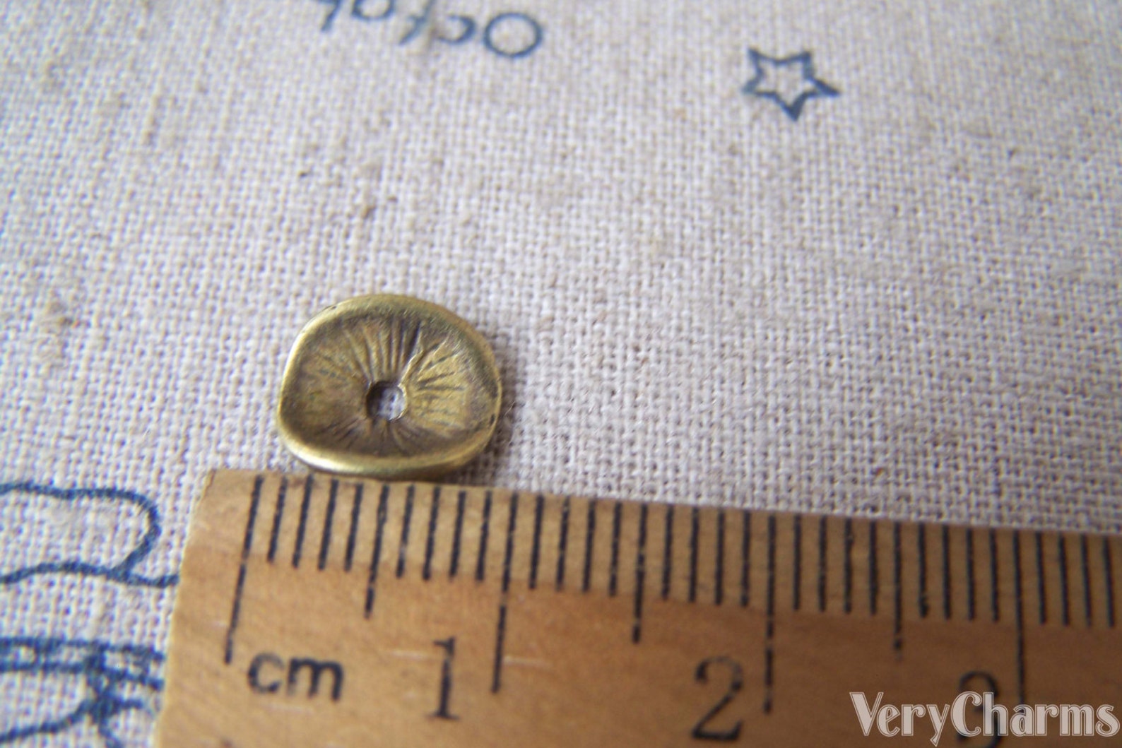 50 Pcs of Antique Bronze Curved Round Potato Chip Spacer Disc - Etsy