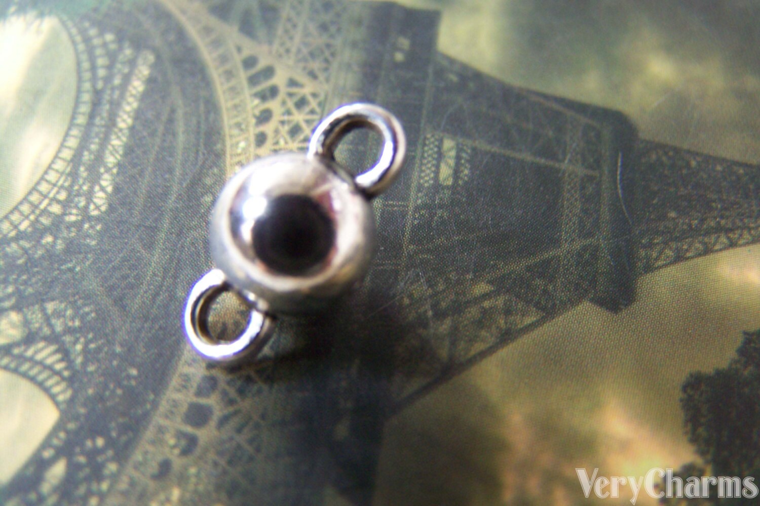 20 Pcs of Antique Silver Smooth Ball Connector Size 8x14mm - Etsy