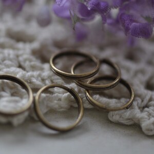 Iron Split Rings Antique Bronze Finish 11mm 22 Gauge Set of 180 Pcs ...