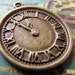 10 Pcs of Antique Bronze Round Clock Charms 24mm A479 - Etsy