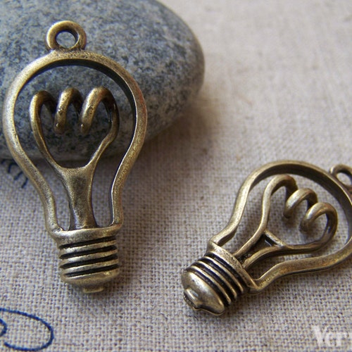 10 Pcs of Antique Bronze Bike Bicycle Charms 18x25mm Double - Etsy