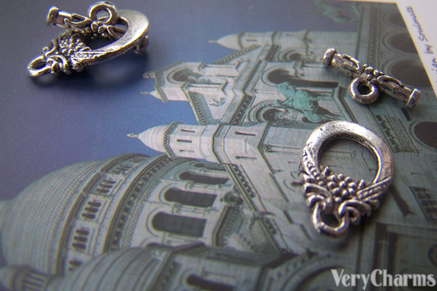 Toggle Clasps Closure Antique Silver Finish 14x18mm Set of 30 - Etsy