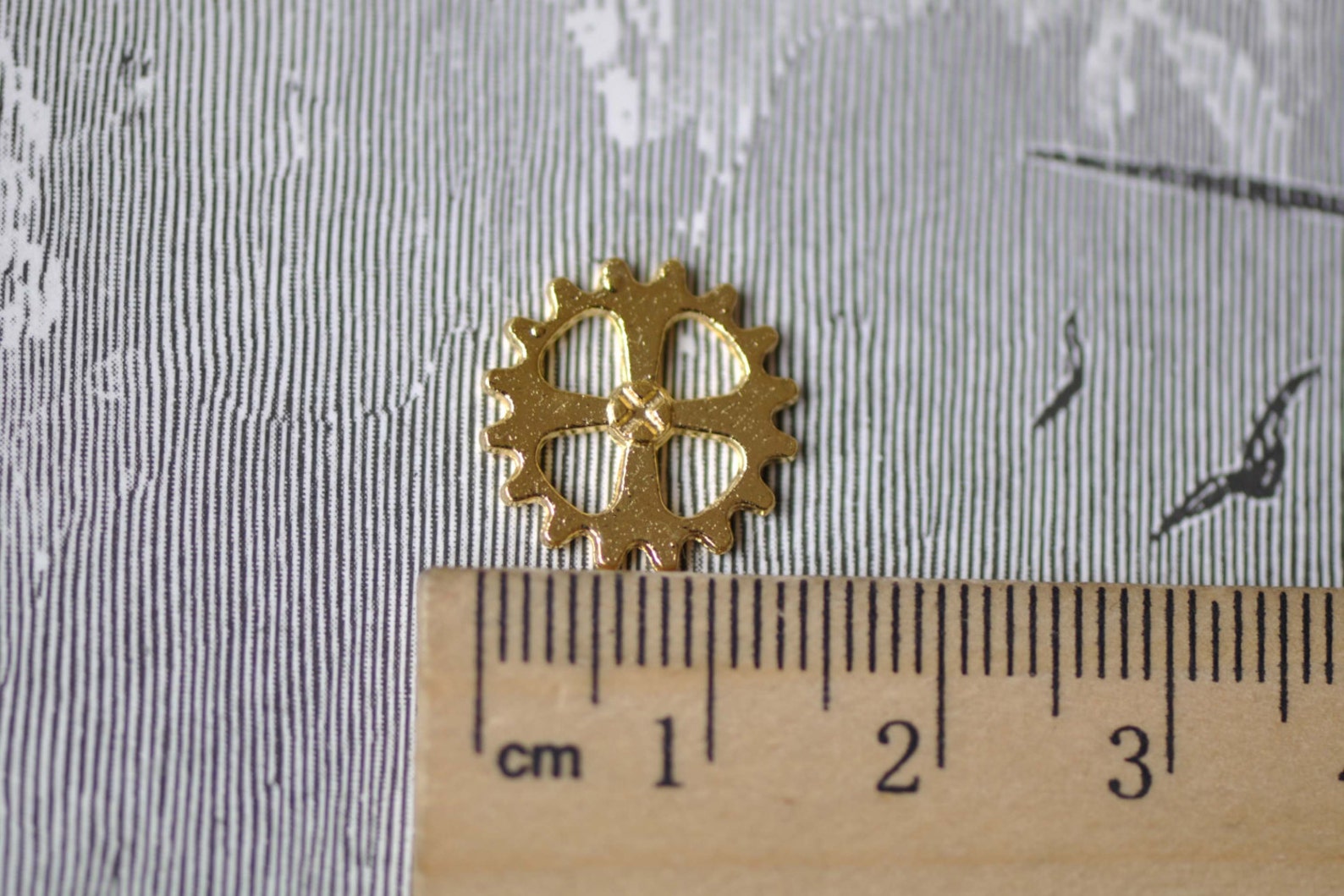 Gold Gears Charms Small Mechanical Watch Movement 14mm Set of - Etsy