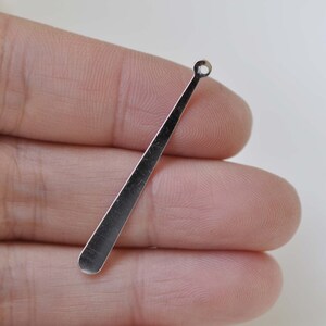 Long Tear Drop Embellishment Gold/white Gold Charms 4x37mm Set of 20 - Etsy