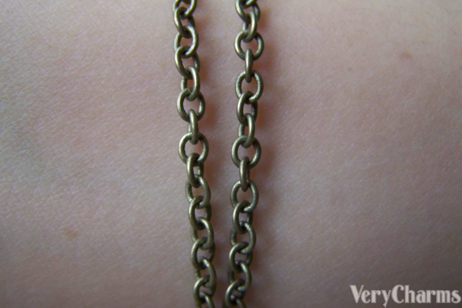 16ft 5m of Antique Bronze Brass Thick Cable Chain Link 3.5mm - Etsy