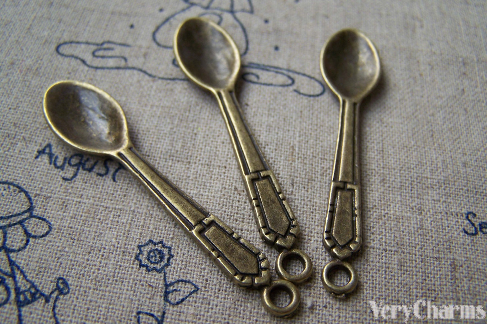Bulk Antique Bronze Huge Spoon Charms Cutlery Pendants 11x48mm - Etsy