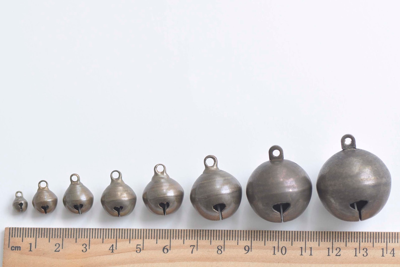 Antique Bronze Jingle Bells Dog Pet Charms Drops Pendants 6mm/8mm/10mm ...