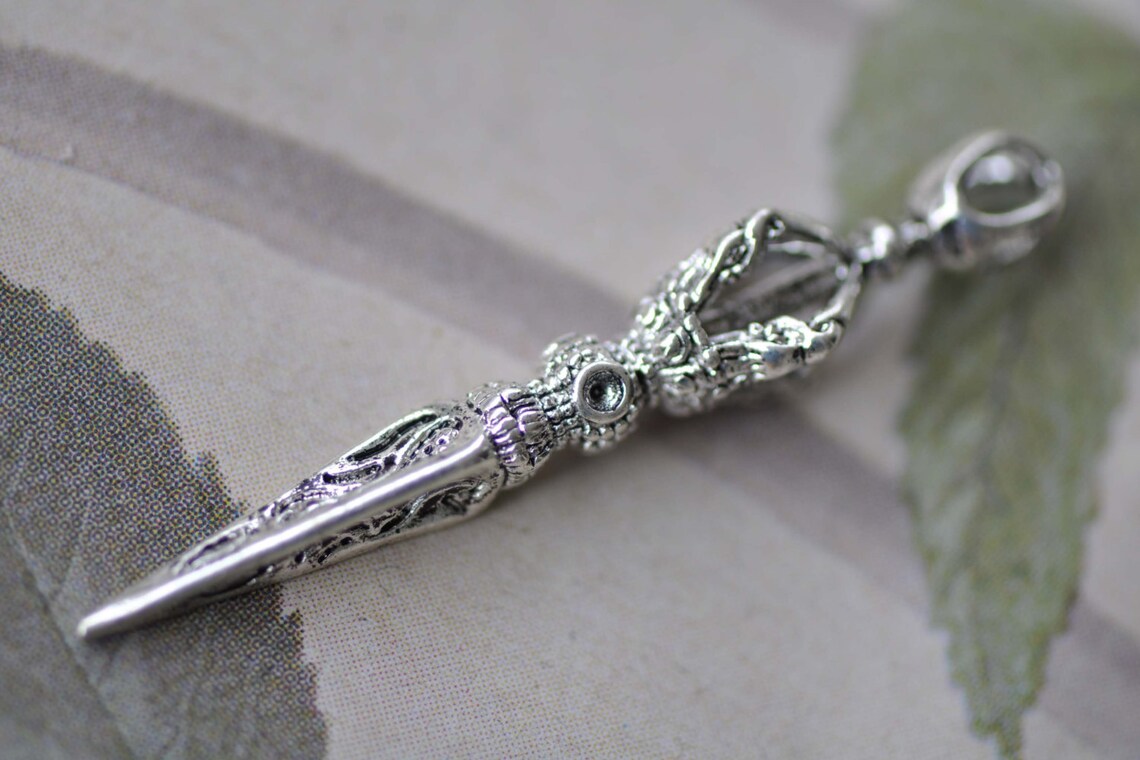 10 Pcs of Antique Silver Vajra Dorje Cross Buddhism Charms - Etsy