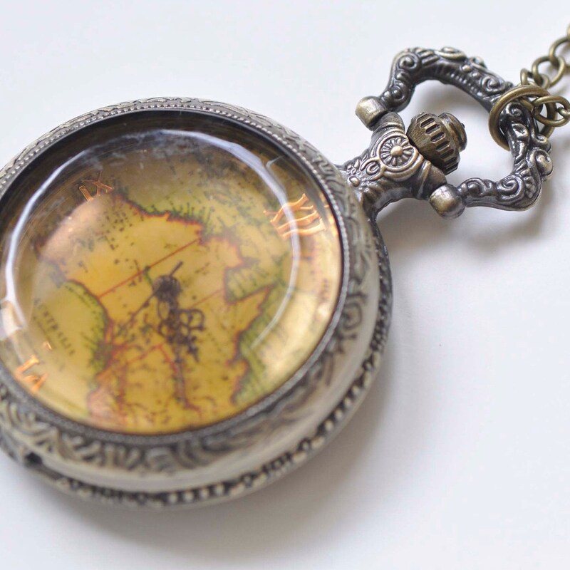 Vintage Map Watch - Etsy