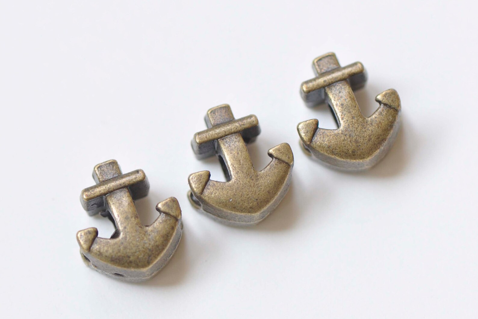 30 Pcs Antique Bronze Anchor Spacer Beads 12x13mm A3542 - Etsy