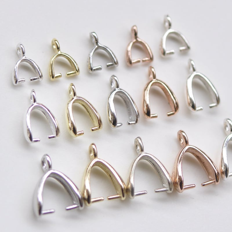 Sterling Silver Bail - Etsy