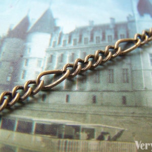 16ft (5m) of Antique Bronze Steel Figaro Chain Link 2.5mm A4434 - Etsy