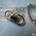20 Pcs Chrome Color Swivel Key Ring Connector Clasps Double Loops ...