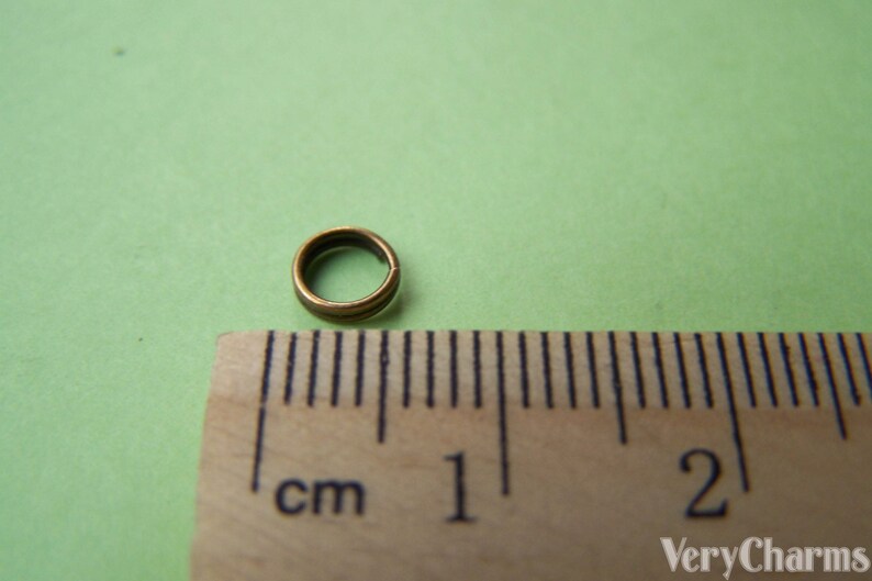 500 Pcs of Antique Bronze Iron Split Rings 5mm A2391 - Etsy