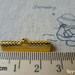 50 Pcs Gold Ribbon Ends Clamps Fasteners Clasps 25mm A5355 - Etsy