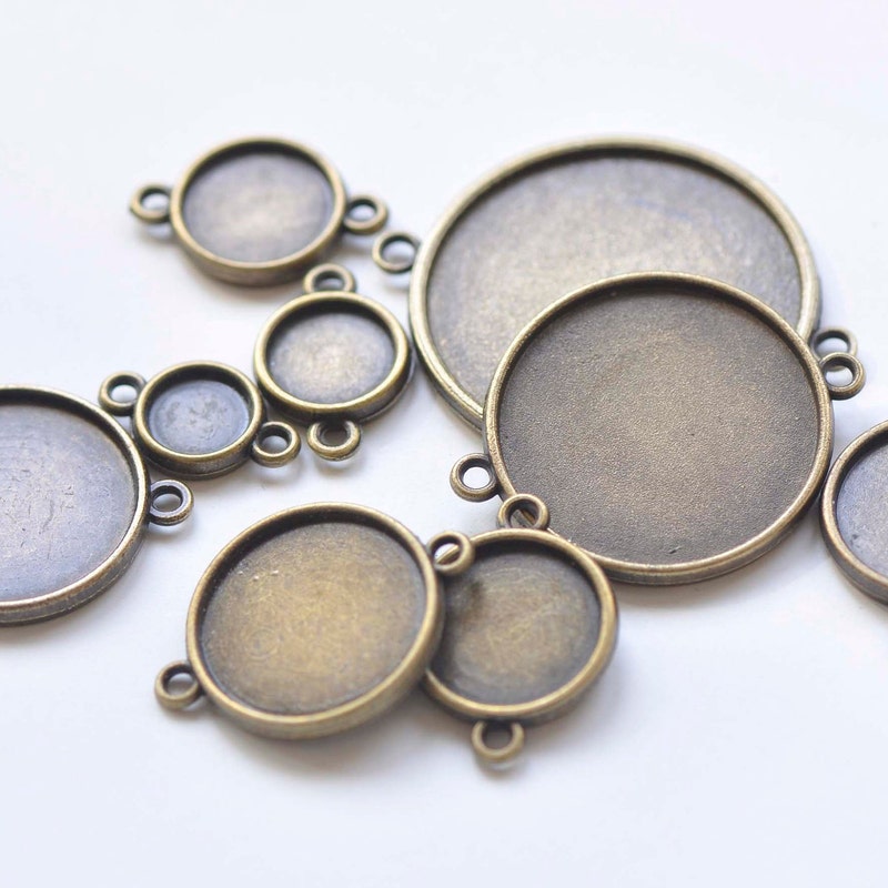 Bezel Connectors - Etsy
