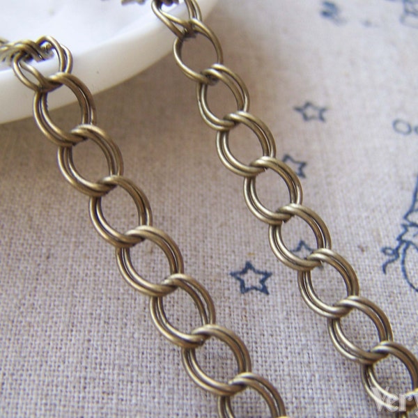 Double Link Chain - Etsy