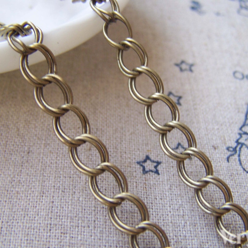 Double Link Chain - Etsy