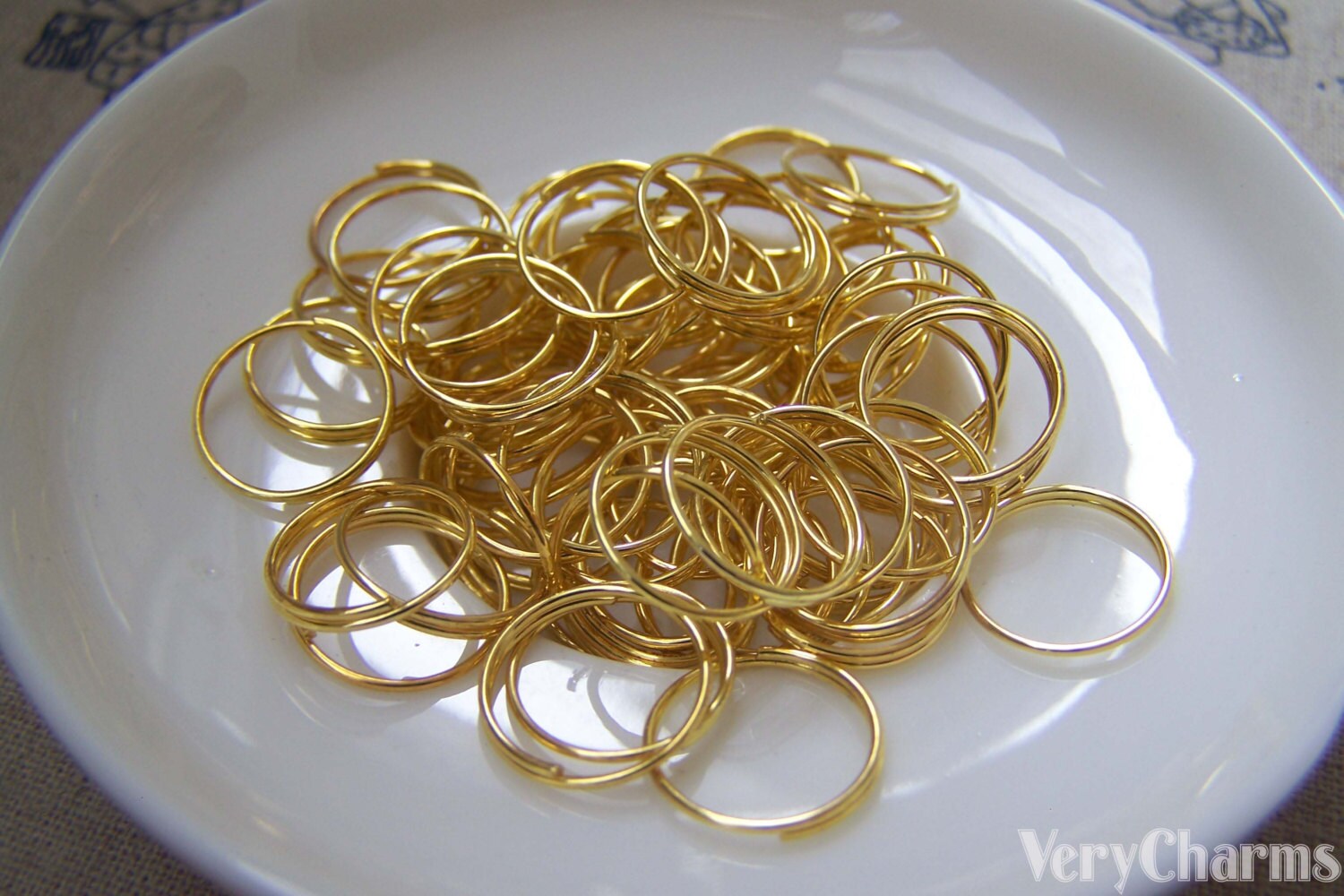 150 Pcs of Gold Tone Split Rings 12mm A2183 | Etsy