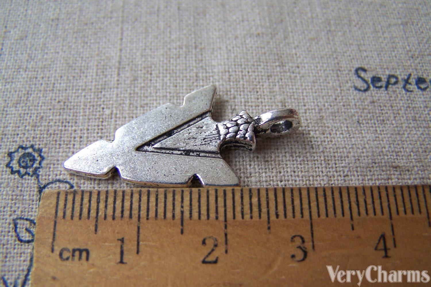 10 Pcs Antique Silver Triangle Arrow Symbol Charms 16x31mm A4476 - Etsy
