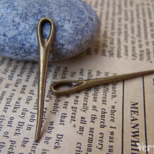 20 Pcs of Antique Bronze Metal Pin Spikes Charms 5x39mm A1493 - Etsy