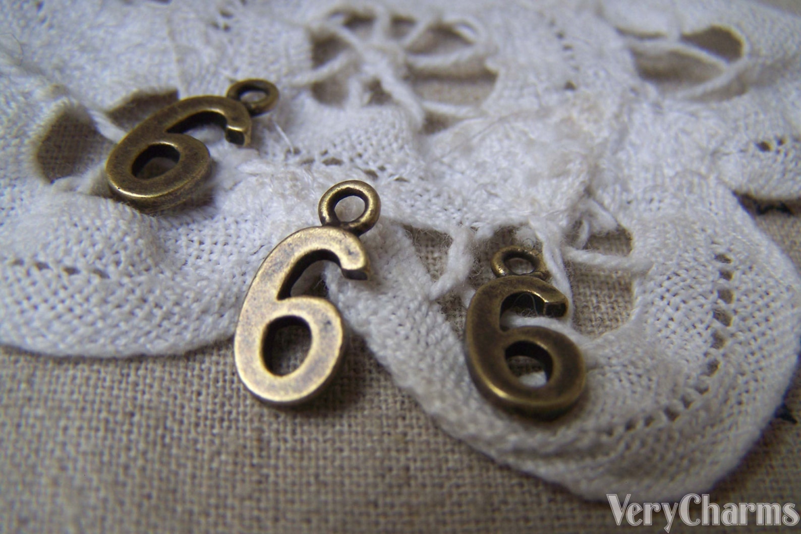 20 Pcs Antique Bronze Arabic Figure Number 6 Six Charms 7x15mm - Etsy