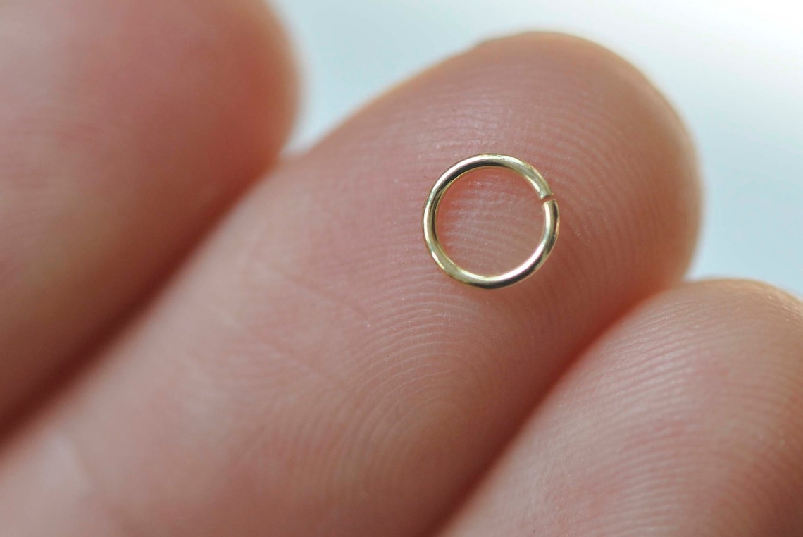 20 Pcs 925 Solid Sterling Silver Open Jump Rings Findings | Etsy