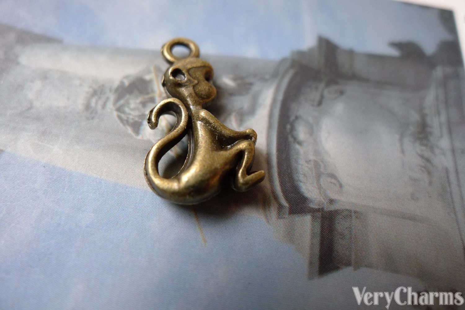 20 Pcs of Antique Bronze Monkey Charms 11x20mm Double Sided A6566 - Etsy